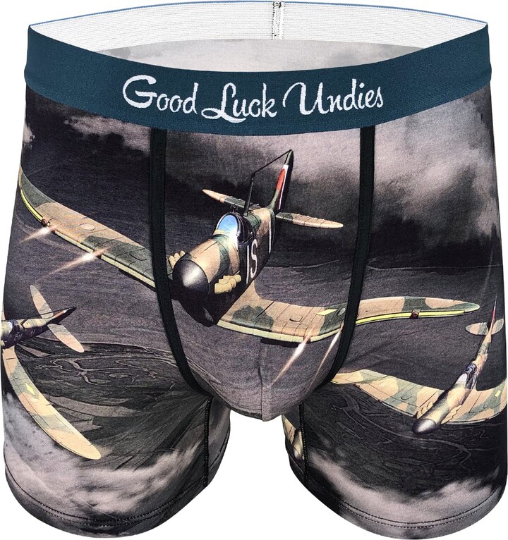 Good Luck Sock Good Luck Undies Men's Supermarine Spitfire Boxer Brief ...