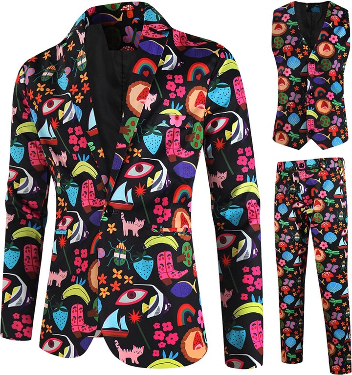 Generic 2Pcs Outfits Suits for Men 2024 New Mens Valentines Day ...