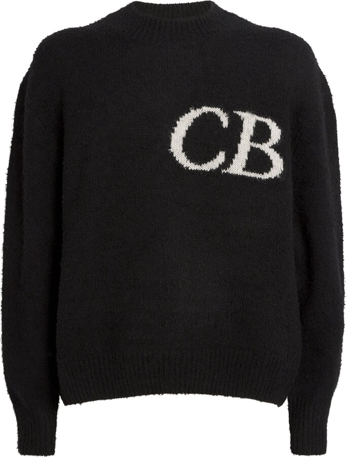 COLE BUXTON Wool-Blend Logo Sweater - ShopStyle Crewneck Knitwear