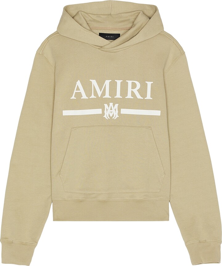 Amiri MA Bar Logo Hoodie in Brown - ShopStyle