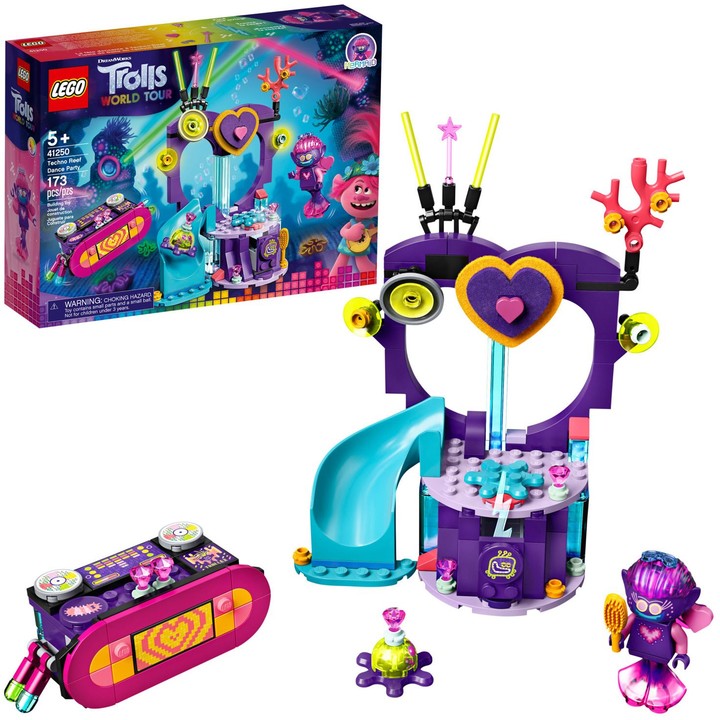 Lego DreamWorks Trolls World Tour Techno Reef Dance Party (41250 ...