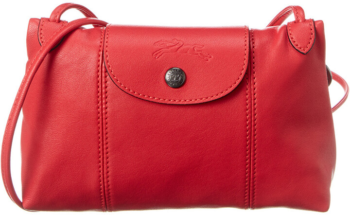 Longchamp Le Pliage Cuir Leather Crossbody - ShopStyle Shoulder Bags