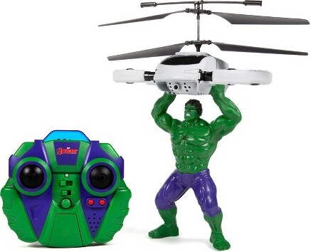 Marvel Avengers Hulk Flying Figure IR Helicopter - ShopStyle Games ...