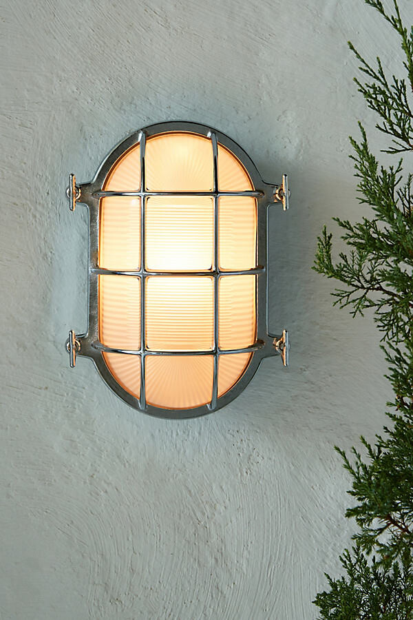 Original BTC Oval Bulkhead Sconce By Original BTC in Grey - ShopStyle