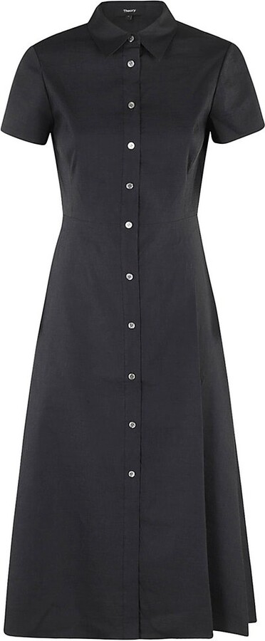 Theory Midi Shirt Dress - ShopStyle