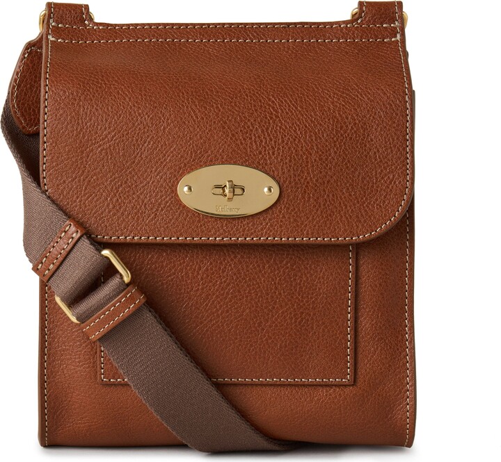 Mulberry Small Antony Leather Stitched Crossbody Bag - ShopStyle