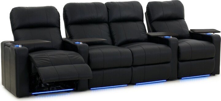 Octane Seating Octane Turbo XL700 Power Leather Home Theater Seating ...