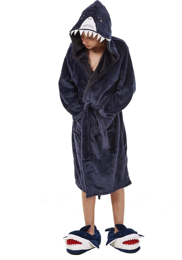 Keanu KC151-7-8 - Boys Shark Head Gown - Age 7-8 Years - ShopStyle Robes
