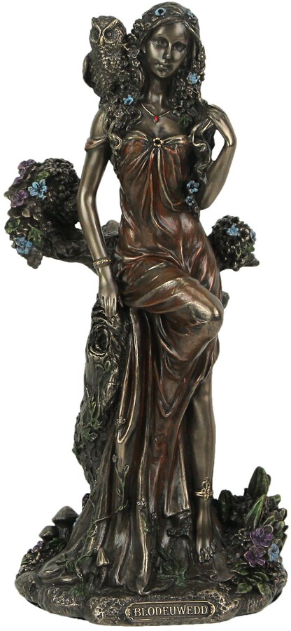 Veronese Design Blodeuwedd, Celtic Goddess Of Spring & Flowers Resin ...