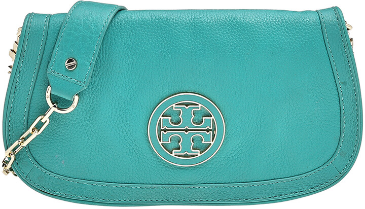 Tory Burch Tiffany Leather Amanda Logo Crossbody Bag - ShopStyle
