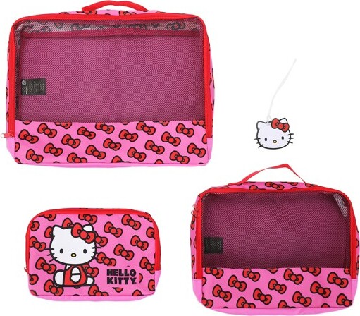 Hello Kitty Packing Cube & Hang Tag Set - Cute and Organized Travel ...