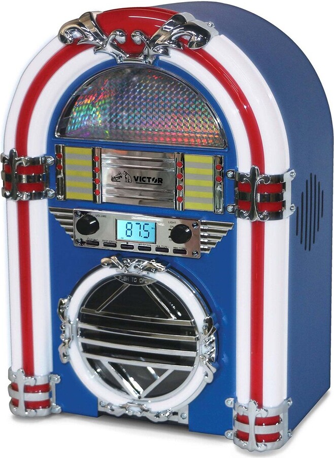 Victor Audio Victor Blue Broadway Desktop Bluetooth Jukebox - ShopStyle ...