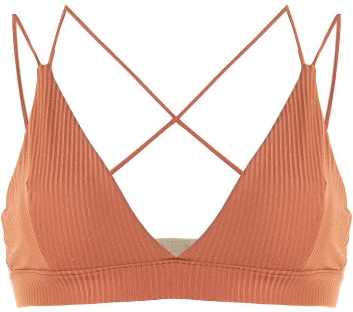 Muller of Yoshio Kubo Ridge bikini triangle top - ShopStyle Two Piece ...