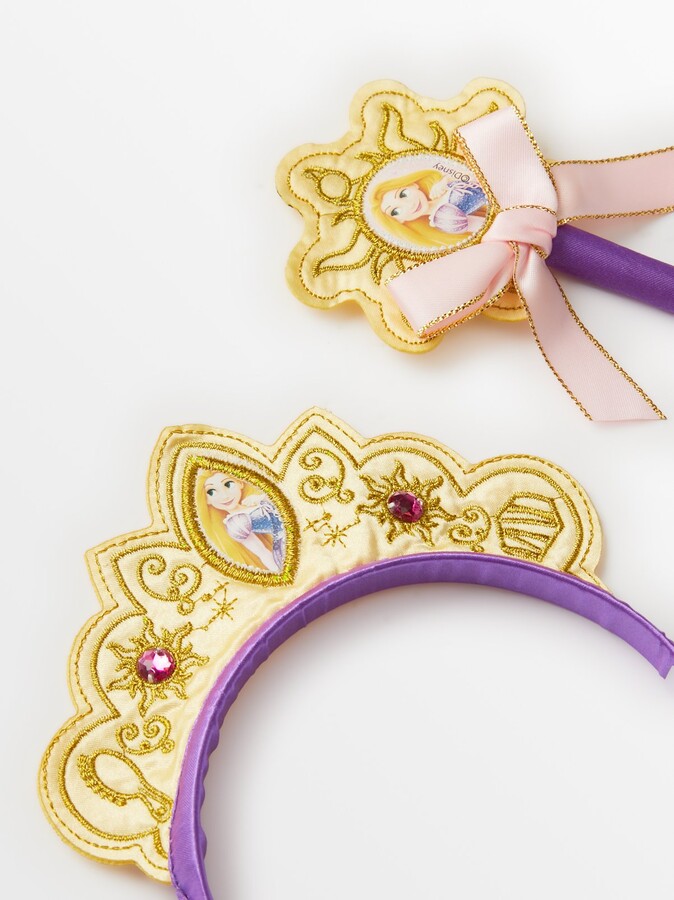 Disney Princesses Gold Gold Disney Princess Rapunzel Tiara & Wand One ...