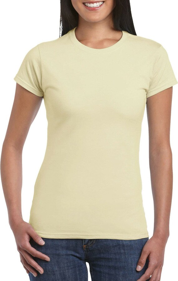 Generic Ladies Plain T-Shirt • Value Weight • Women's New Blank T ...