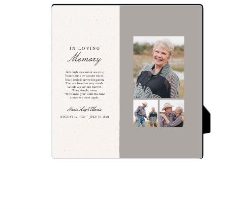 Shutterfly Desktop Plaques: Classic Memorial Desktop Plaque, Rectangle ...
