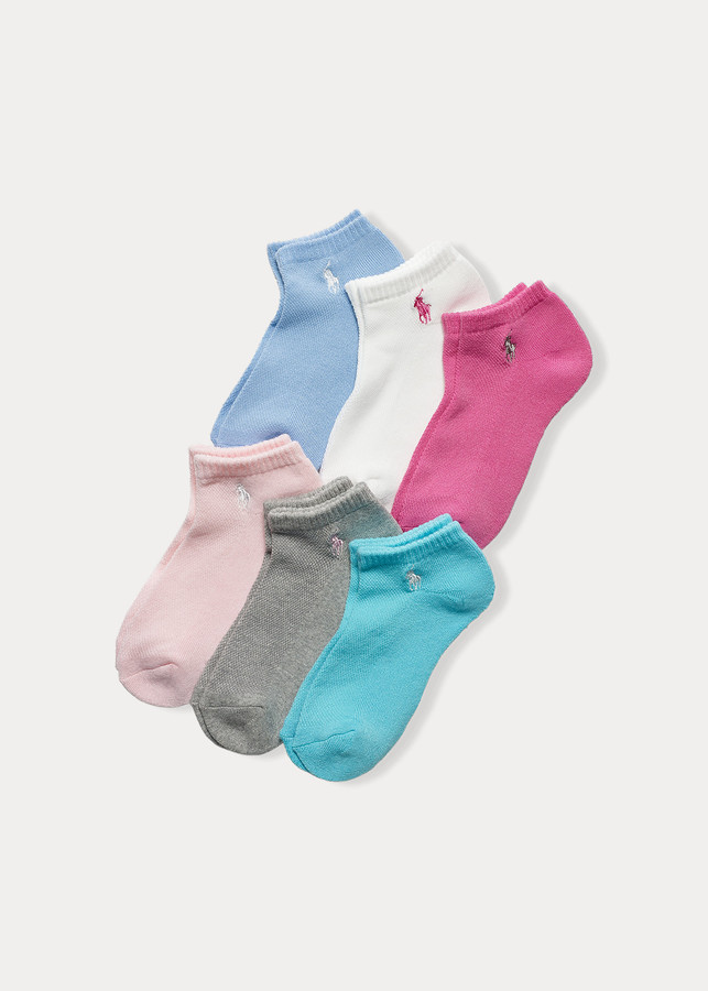 Ralph Lauren Low-Profile Sport Sock 6-Pack - ShopStyle