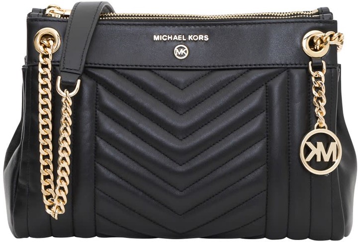 MICHAEL Michael Kors Susan Small Quilted Leather Shoulder Bag - ShopStyle