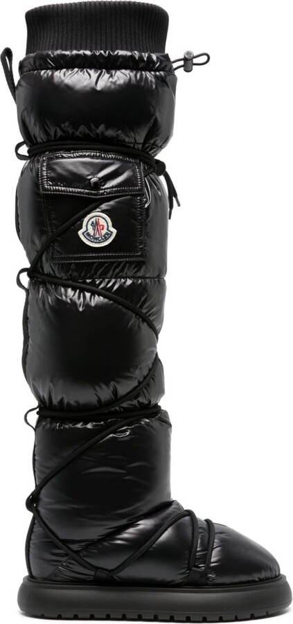 Moncler Gaia knee-high snow boots - ShopStyle