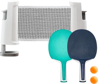 Pongori Decathlon Table Tennis Set With Posts, Adjustable Rollnet, 2 Bats And 2 Balls ...