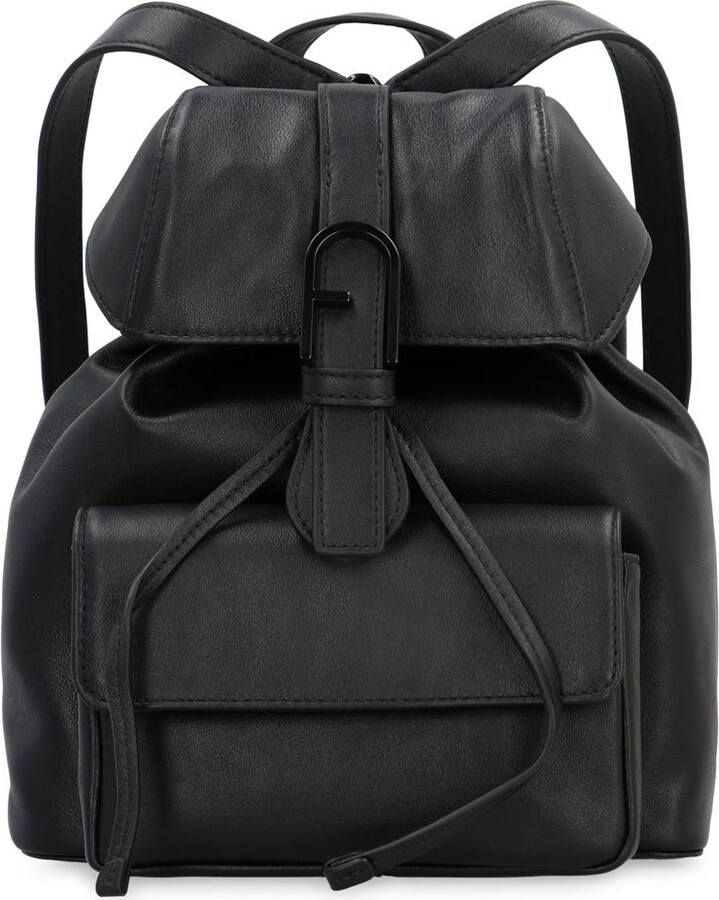 Furla Flow S Leather Backpack - ShopStyle