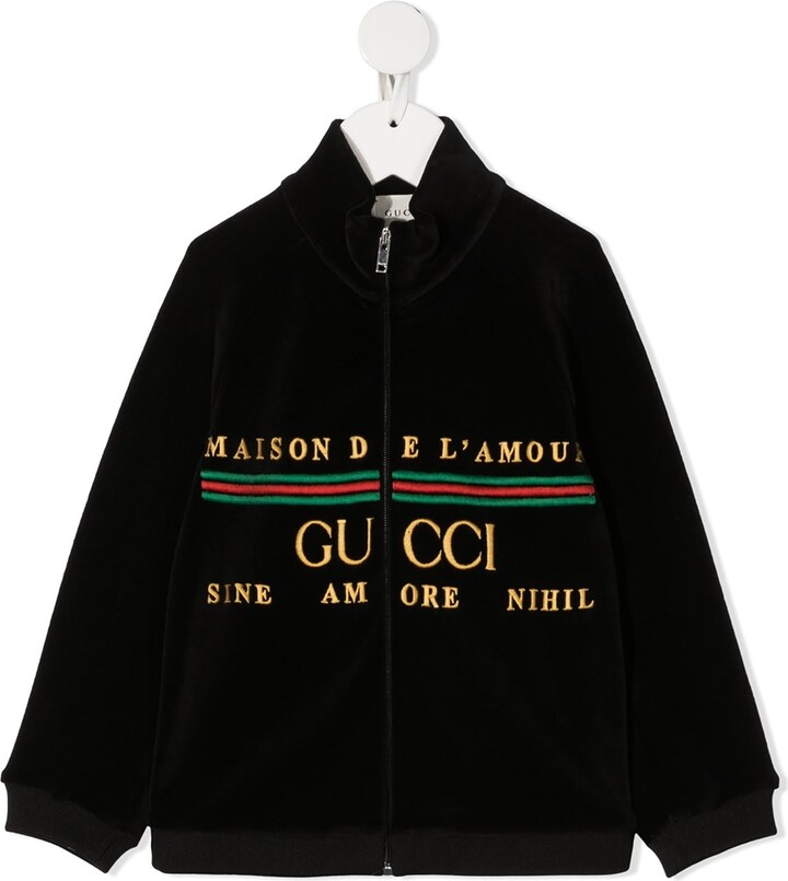 Gucci Children Embroidered Sports Jacket - ShopStyle Boys' Outerwear