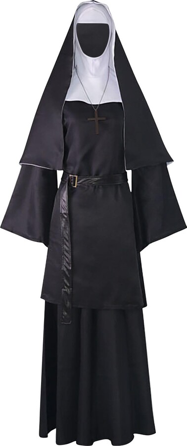 Bsemax Womens Halloween Cosplay Dress Nun Dress Retraction Medieval ...