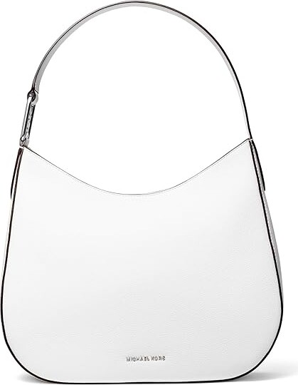 MICHAEL Michael Kors Kensington Large Top Zip Hobo Shoulder (Optic White) Shoulder Handbags ...