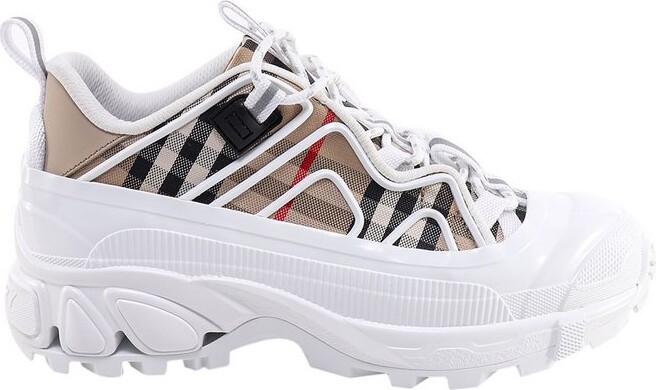 Burberry Arthur Vintage Checked Sneakers - ShopStyle