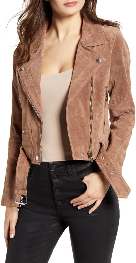 Blank NYC Suede Moto Jacket - ShopStyle