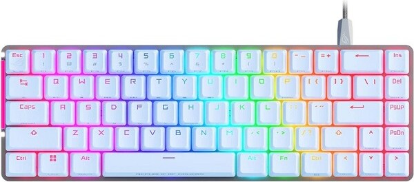 ASUS ROG Falchion Ace 65% RGB Compact Gaming Mechanical Keyboard Lubed ...