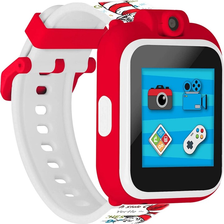 iTouch Kids' Dr. Seuss Cat in the Hat PlayZoom 2 White Print Strap ...