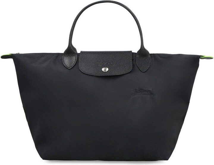 Longchamp Le Pliage Logo Embroidered Medium Tote Bag - ShopStyle