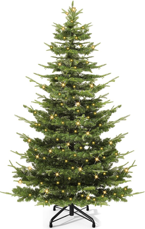 YITAHOME Pre-Lit Aspen Fir Artificial Christmas Tree 7.5ft - ShopStyle