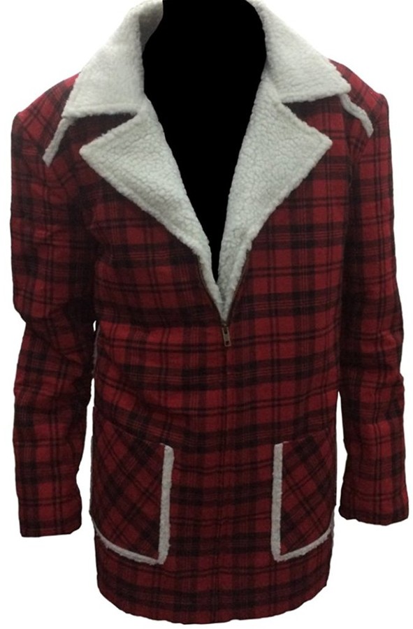 Stylowears Deadpool Ryan Reynolds Red Shearling Fur Jacket (3XL-Person ...