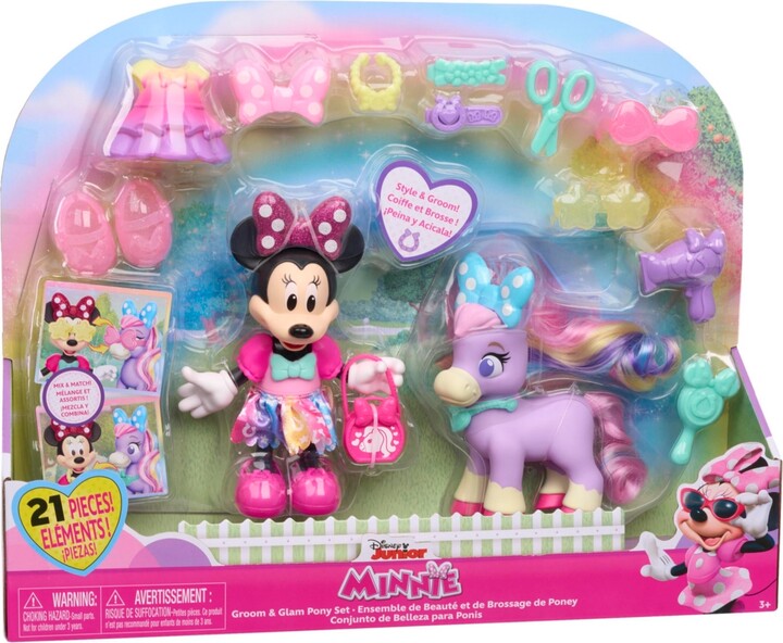 Minnie Mouse Disney Junior Groom Glam Pony Set - ShopStyle Children's Dolls