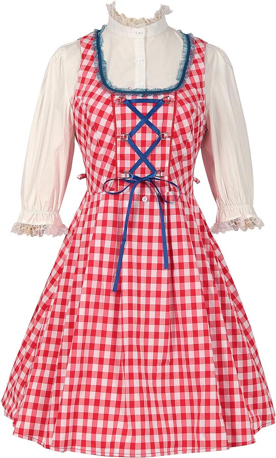 Lederhosen Women Mavikim Women's German Oktoberfest Traditional Dress ...