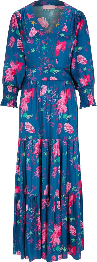 SIRENS LONDON - Riri Dress Dark Blue Fish - ShopStyle
