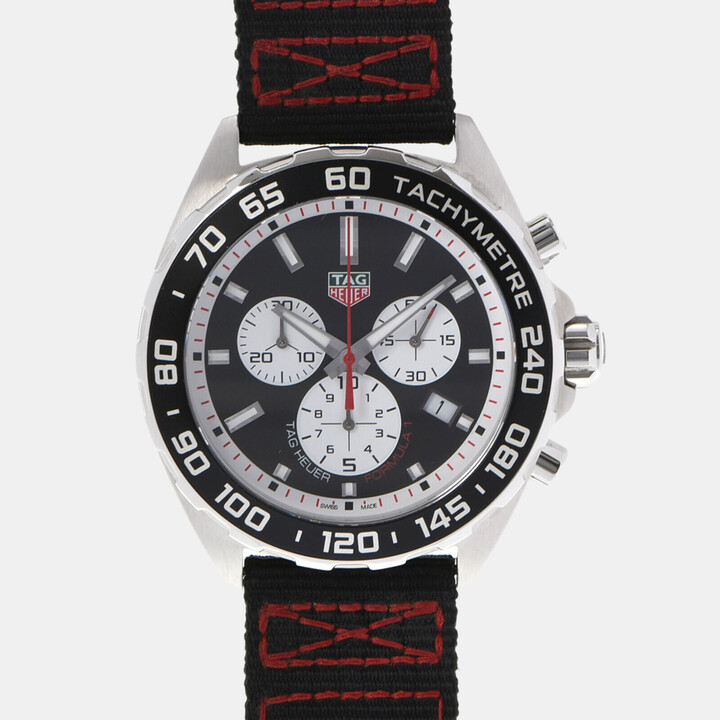 Tag Heuer Black Stainless Steel Formula 1 CAZ101E. FC8228 Quartz Men's ...