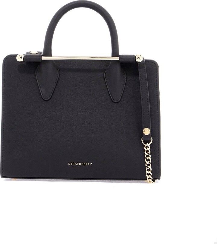 Strathberry Women's Mini Tote Structu In Leather With Details - ShopStyle