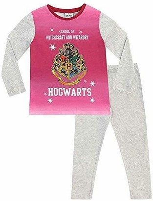 Kidz With Character Girls Kids Harry Potter Hogwarts Pink Pyjamas 5-6 ...
