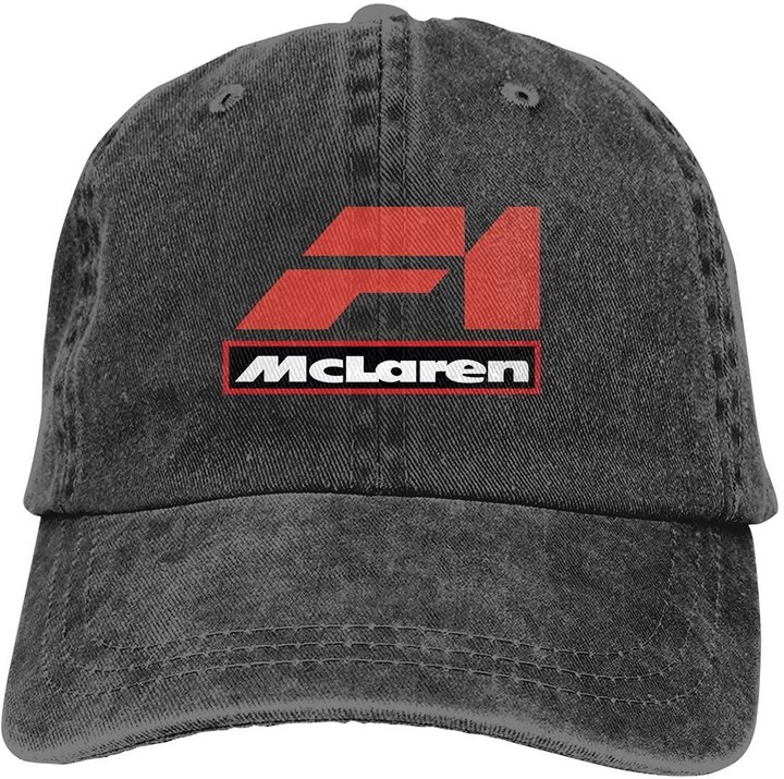 Jopath Mclaren F1 Racing Motors Logo Mens Cool Baseball Caps Black ...