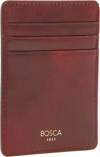 Bosca Old Leather Collection - Deluxe Front Pocket Wallet (Cognac ...