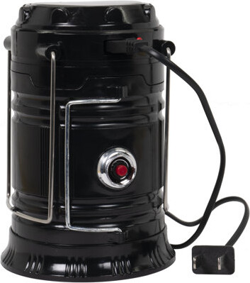 Technical Pro 5.25" Solar Powered Integrated LED Outdoor Lantern ...
