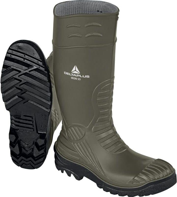DELTA PLUS Men's Deltaplus Iron S5 SRC Safety Wellington Boots ...