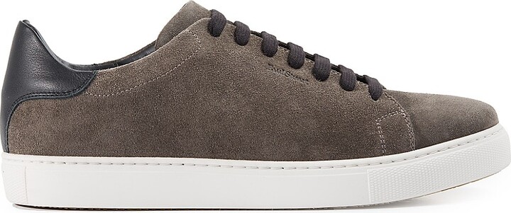 Paul Stuart Pascal Suede & Leather Low-Top Sneakers - ShopStyle