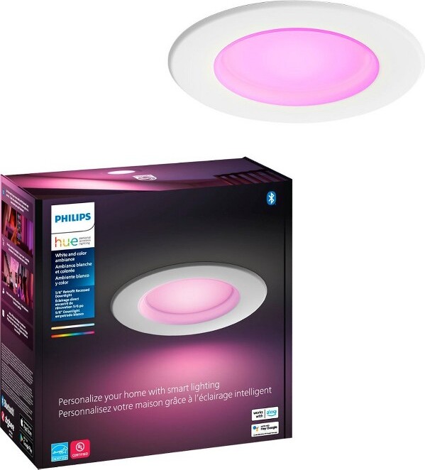 Philips Hue White and Color Ambiance Extra Bright High Lumen Dimmable ...
