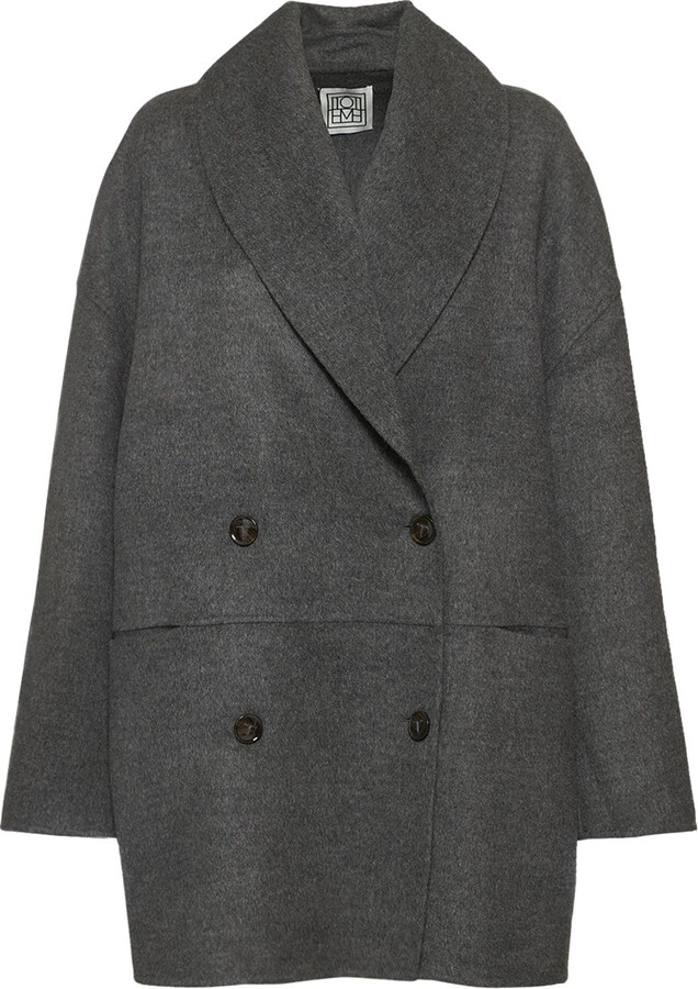 Totême Double breast wool jacket - ShopStyle