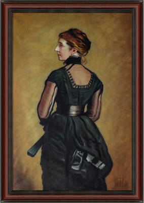 Overstock Art Portrait Of Kate Perugini, Daughter Of Charles Dickens ...
