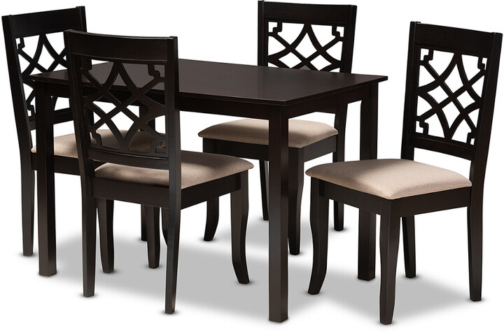Design Studios Mael Modern And Contemporary 5Pc Wood Dining Set - ShopStyle